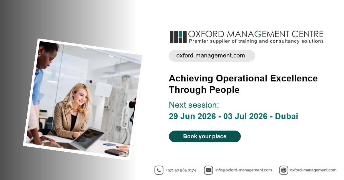 Achieving Operational Excellence Through People Training Course