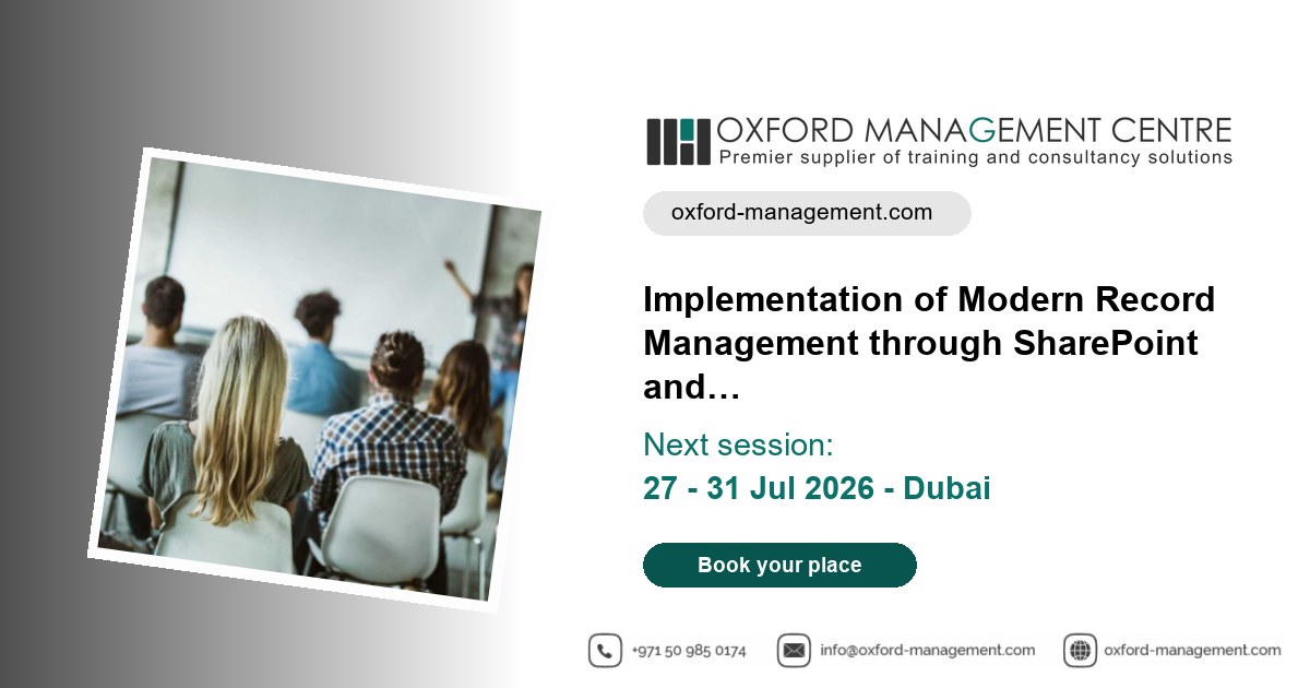 Implementation of Modern Record Management through SharePoint and ...
