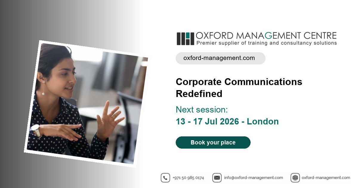 Corporate Communications Redefined Training Course